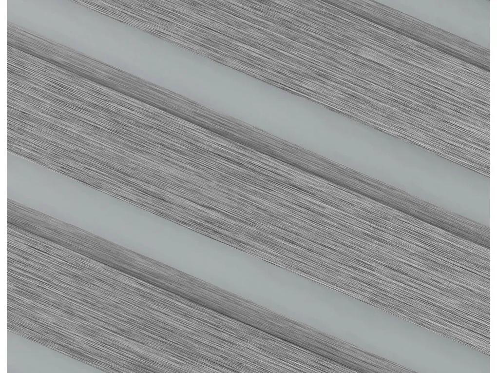 Dekodum Roleta den a noc v bílé kazetě zatemňovací, barva látky Stříbrná Šířka (cm): 55, Výška (cm): Standardní (do 150 cm), Strana mechanismu: Práva