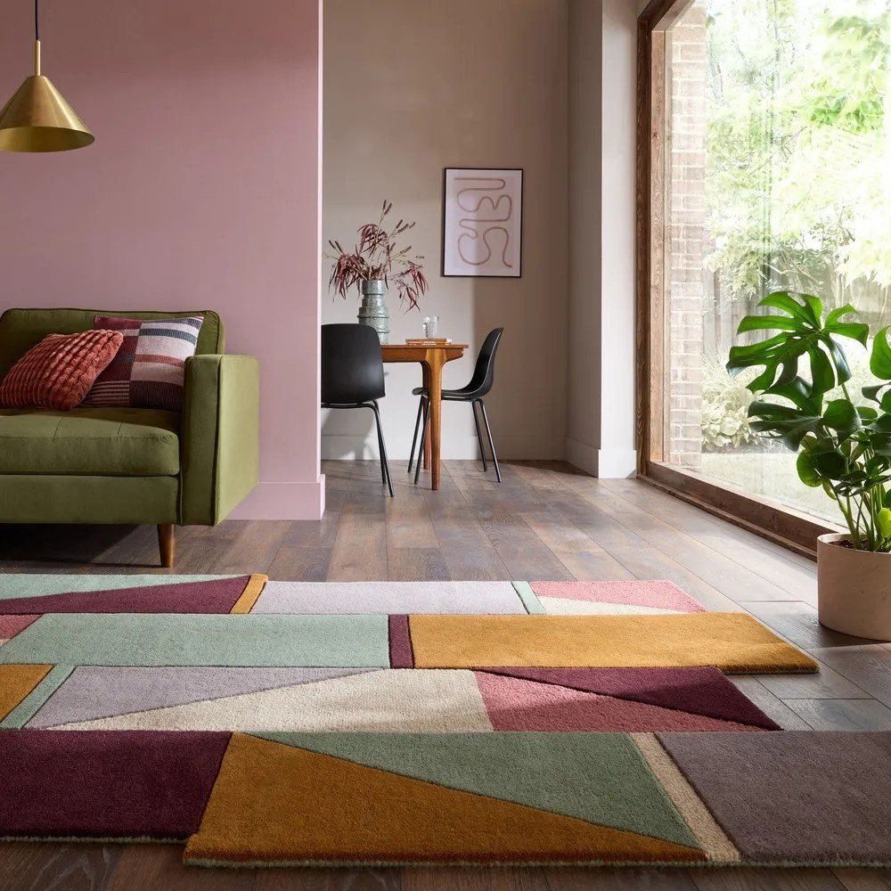 Ručně tkaný vlněný koberec 120x180 cm Shuffle Shaped – Flair Rugs