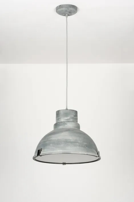 Závěsné industriální retro šedé svítidlo do kuchyně Betonbruin