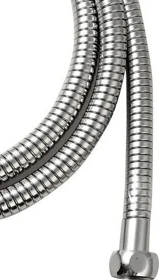 Sapho Sapho, LUX kovová sprchová hadice, opletená, možnost natažení 200-240cm, chrom, FSACC548