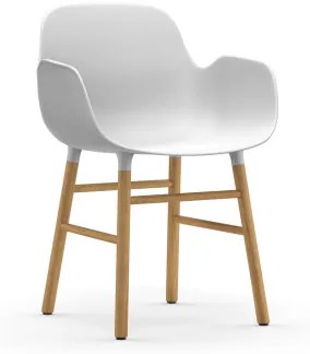 Form Armchair Oak bílá Normann Copenhagen