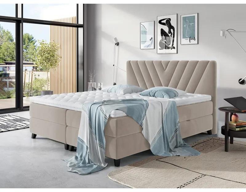 Kontinentální postel Horesja, Rozměr postele: 160 x 200 cm, Potah: Fresh 11
