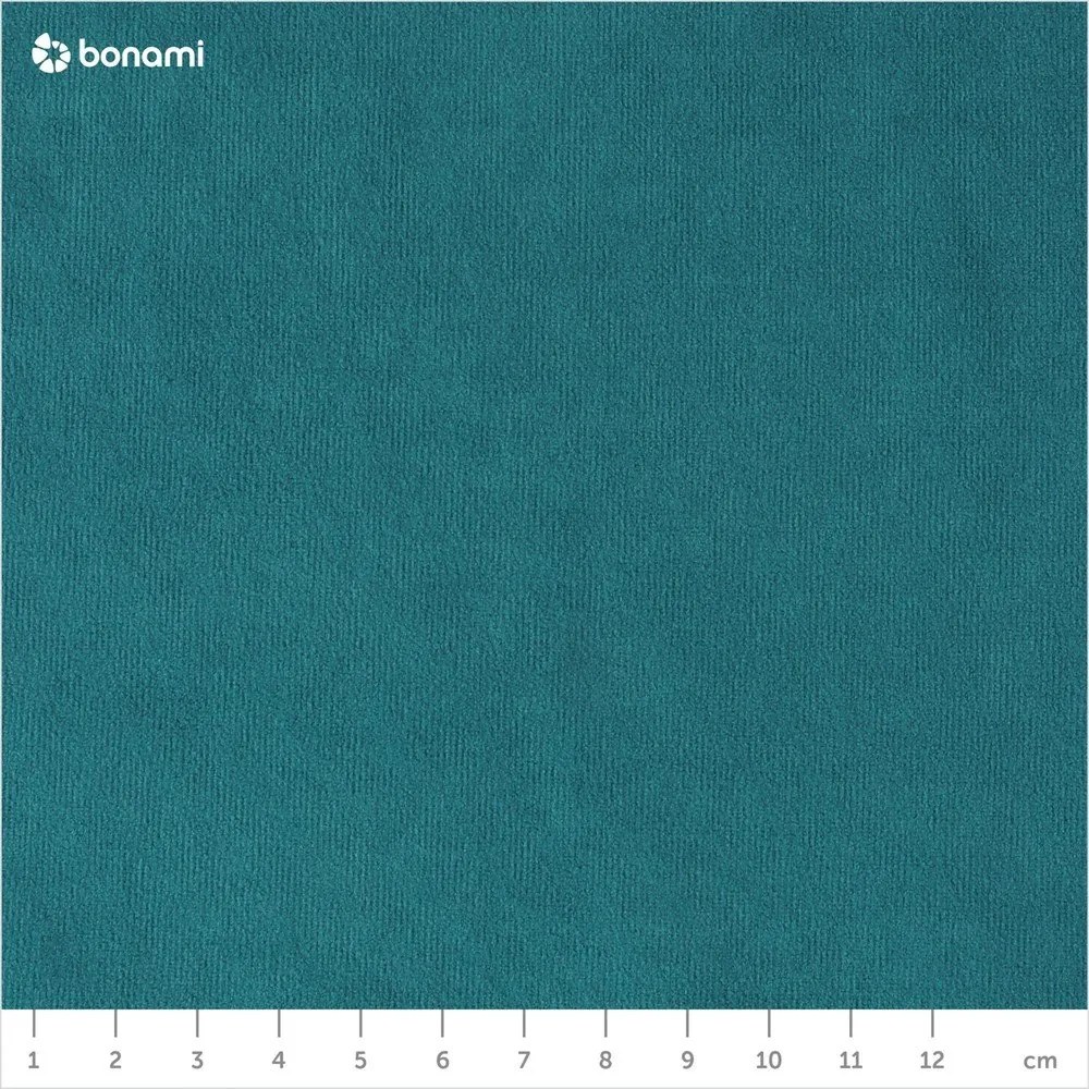 Tyrkysová sametová rozkládací rohová pohovka do "U" (levý roh) Sweet Harmony – Miuform