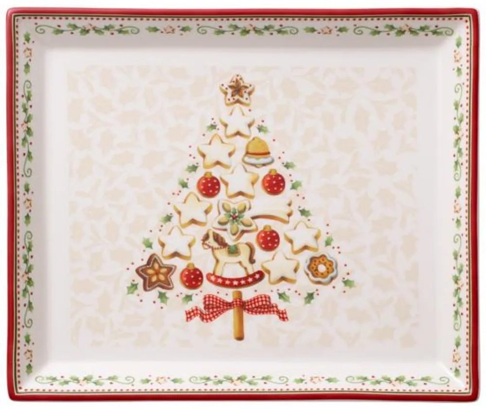 Winter Bakery Delight Podnos na dort/vánočku 39 x 26,5 cm, Villeroy & Boch