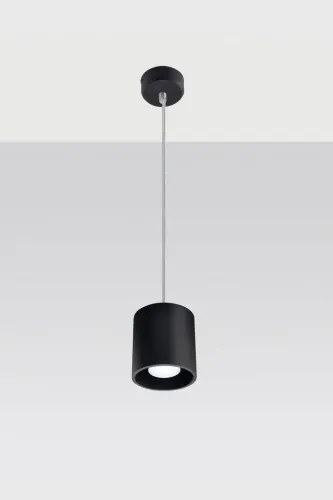 Lustr SOLLUX Orbis 1 GU10 1x40W bez zdroje SL.0051 černá
