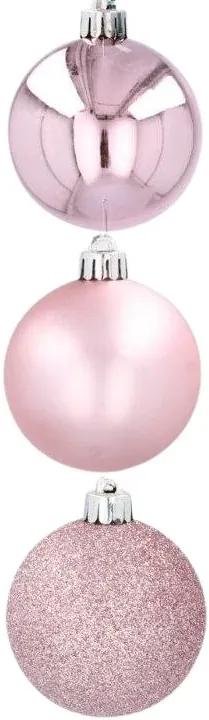 Bestent Vánoční koule na stromeček 6cm 36ks Pink