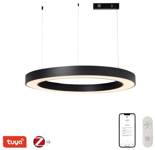 Immax NEO 07211L - LED Stmívatelný lustr na lanku PASTEL 68W/230V Tuya černá +DO