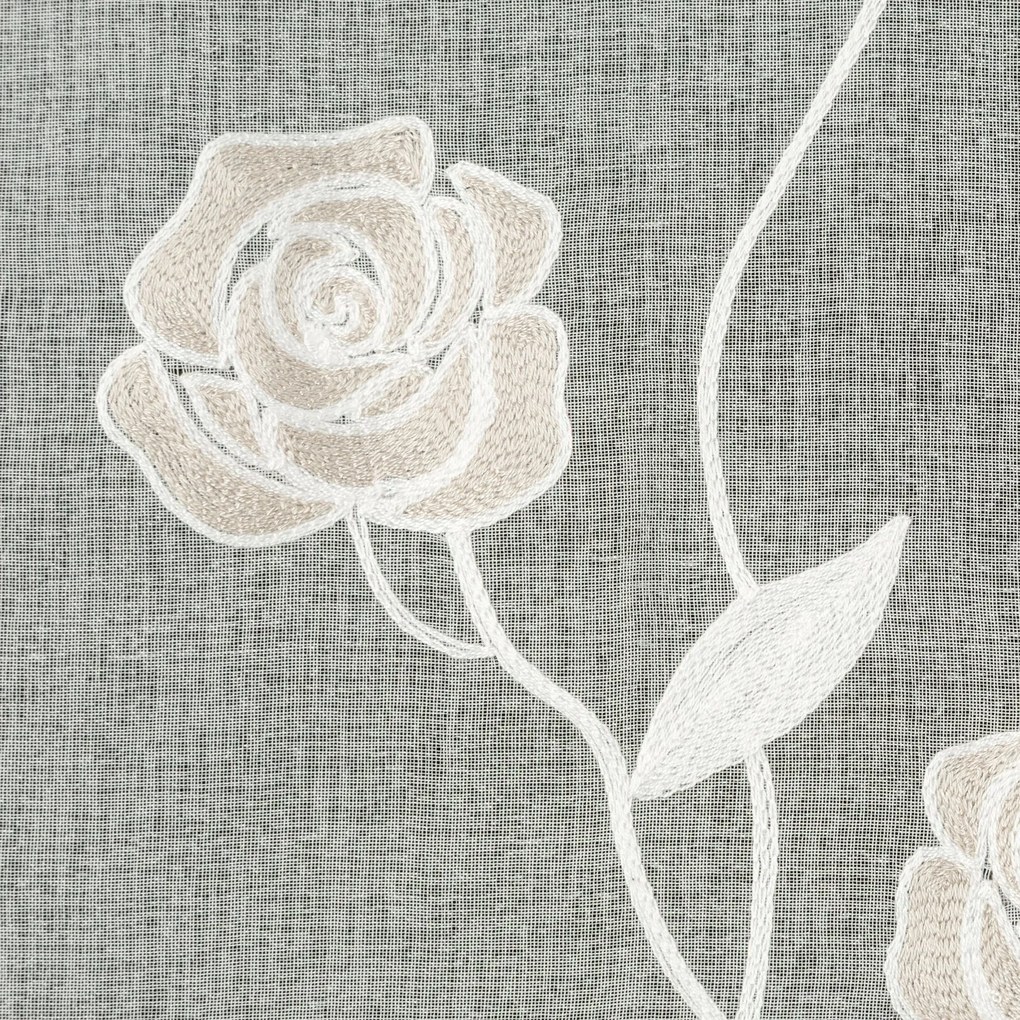 ZÁCLONA NA PÁSCE ROSALY 140X270 CM KVĚTY