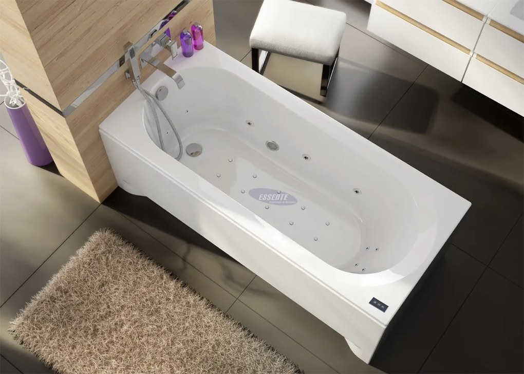 Hydromasážní vana Essente IDA 140 × 70 cm STANDARD  kompaktní hydromasážní vana do menší koupelny