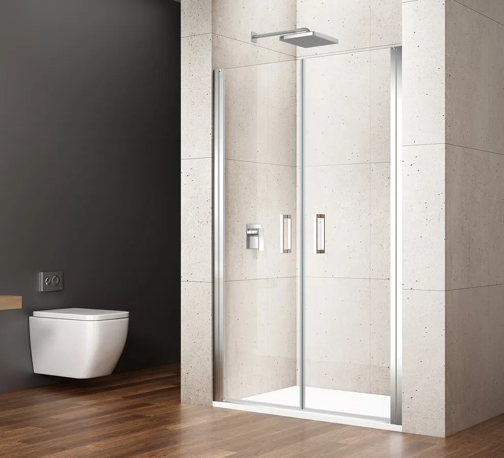 Gelco Gelco, LORO sprchové dveře dvoukřídlé 900mm, čiré sklo, GN4390