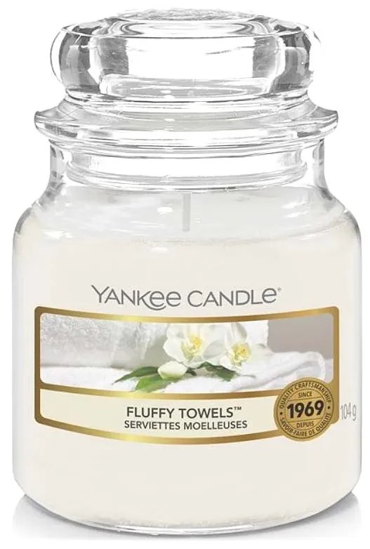 Yankee Candle - vonná svíčka Fluffy Towels (Nadýchané osušky) 104g