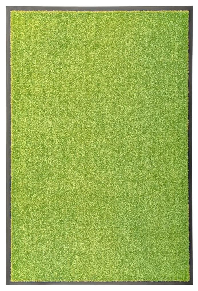 323428 vidaXL Rohožka pratelná zelená 60 x 90 cm