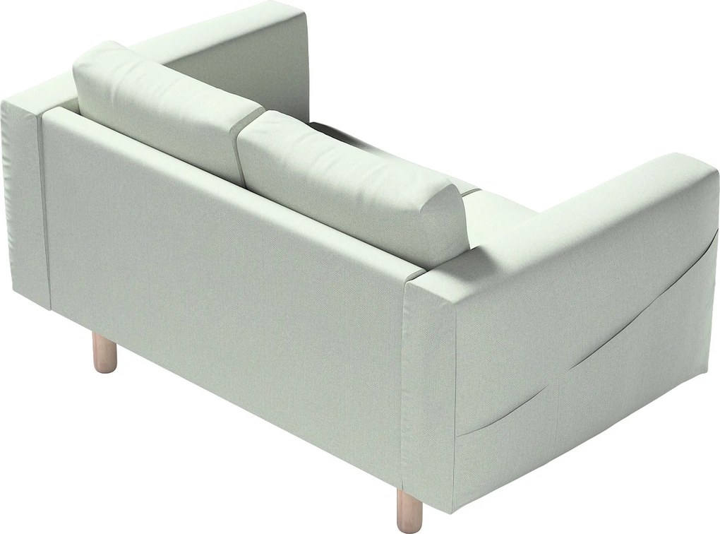 Potah na pohovku IKEA Norsborg 2-místná barva modrá látka pletený vzor