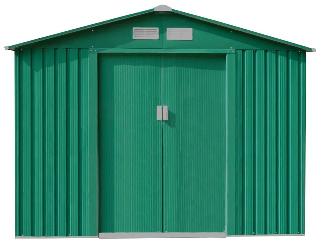 G21 Zahradní domek GAH 580 - 251 x 231 cm, zelený