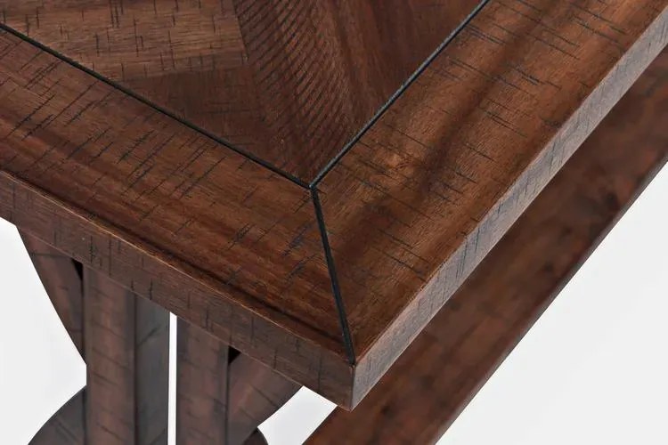 Konzolový stolek Avola 132 m z masivu tmavě hnědý