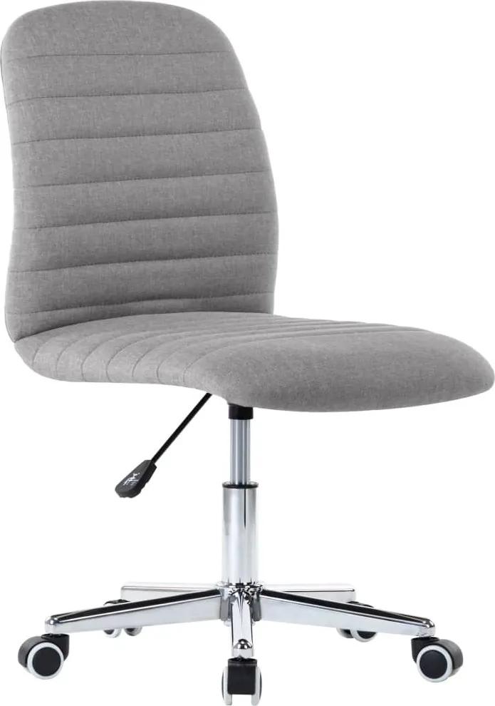 vidaXL Jídelní židle 6 ks textil [3056540] Barva: světle šedá