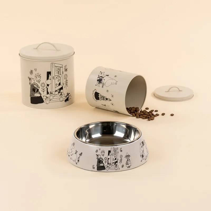 Set dóz na pamlsky Moomin Pets 2 ks / 80. výročí