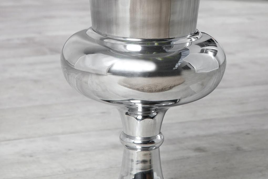 Noble Home Váza Goret, 75cm, stříbrná