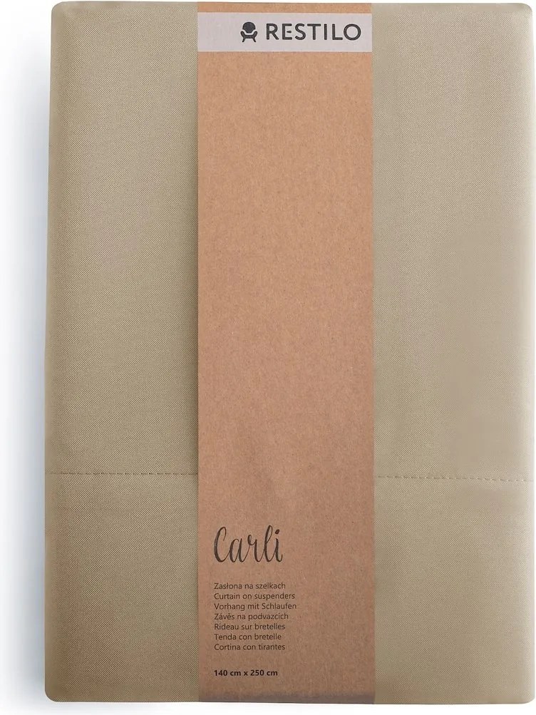 Závěs Carli s designovými poutky 140x250 cm - výběr z 10 provedení