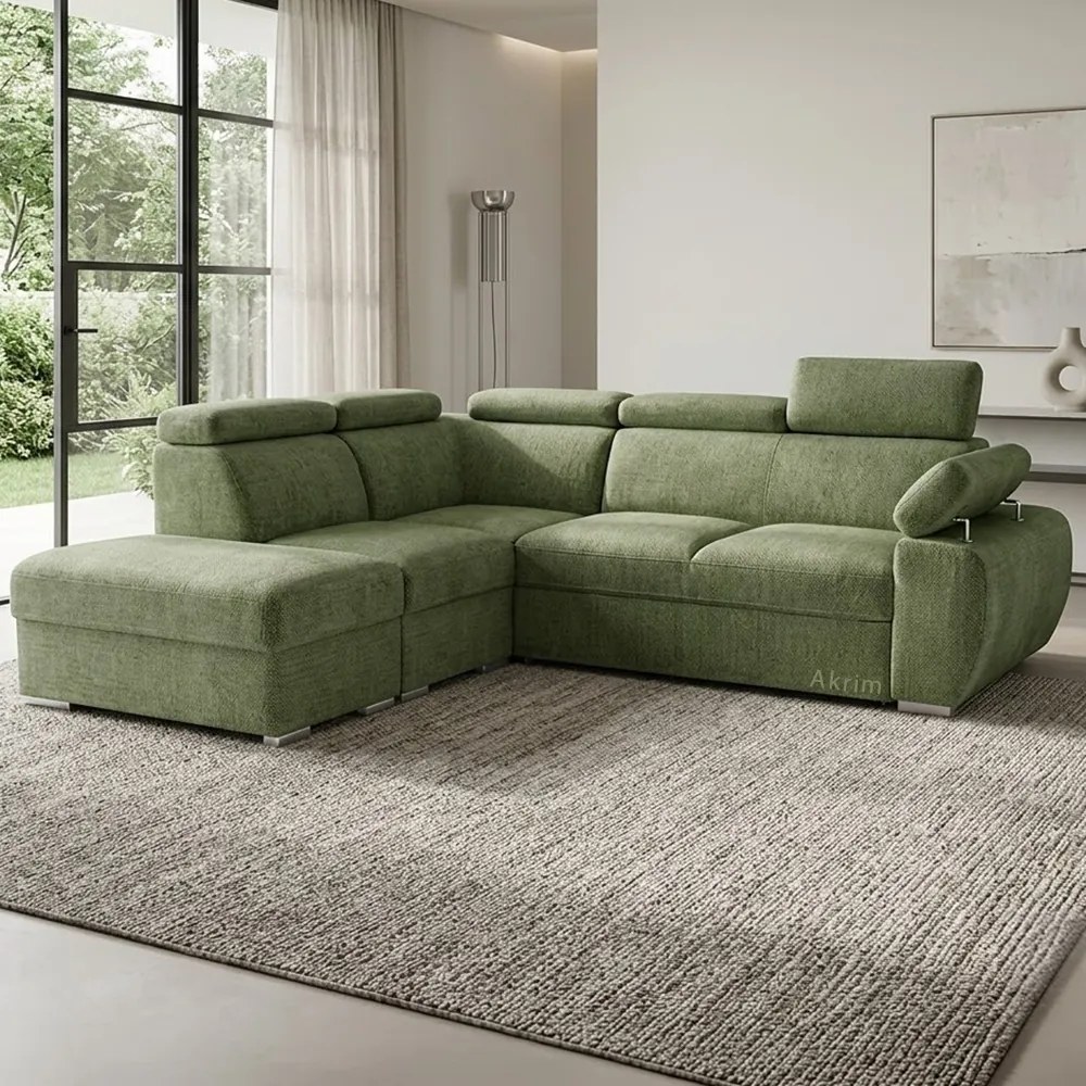 Sedací souprava BASTON | 230x260 cm | rozkládací + úložný prostor | VÝBĚR TKANIN