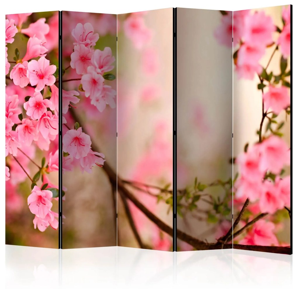 Paraván - Pink azalea II [Room Dividers] 225x172