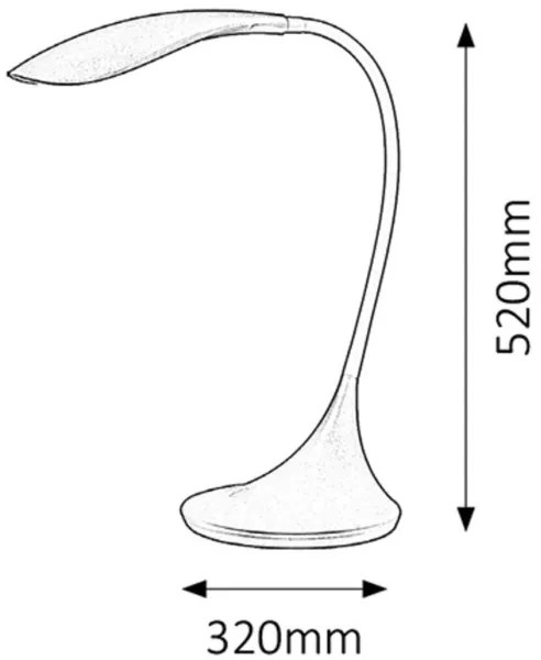 Rabalux 4164 - LED Stmívatelná lampa DOMINIC LED/4,5W/230V