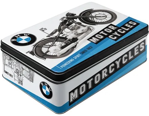 Postershop Plechová dóza - BMW Motorcycles (Powering Spirit Since 1923) 2,5l