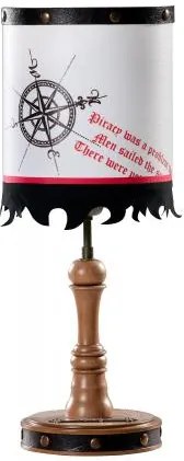 ČILEK - Dětská stolní lampa Black Pirate