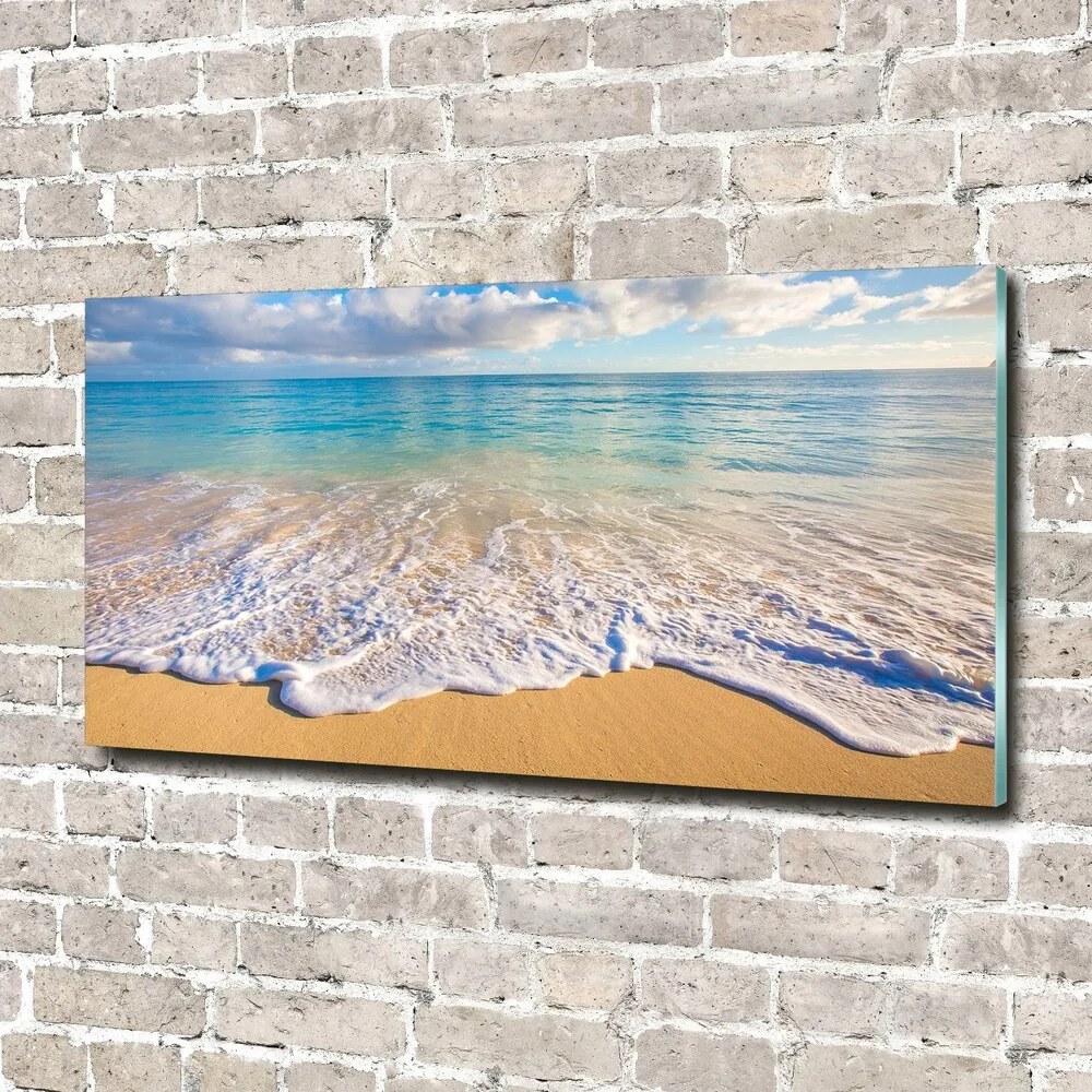 Wallmuralia Fotoobraz na skle Havajská pláž 140x70 cm