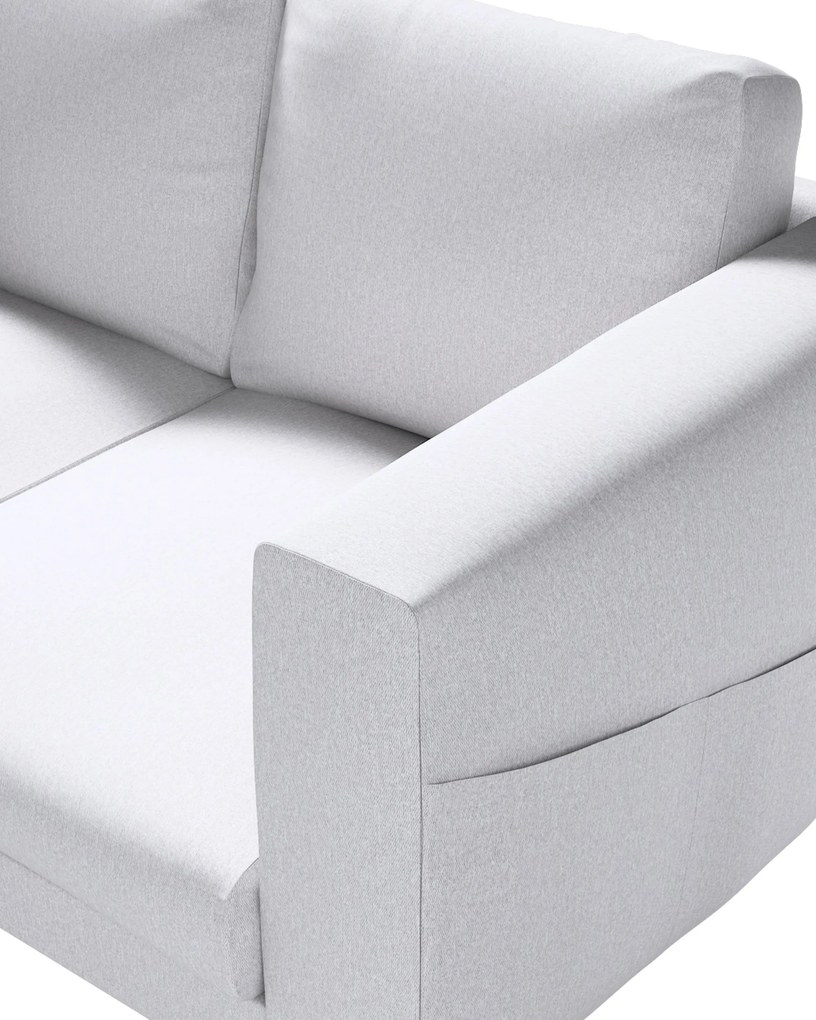 Potah na pohovku IKEA Norsborg 2-místná barva šedá látka pletený vzor