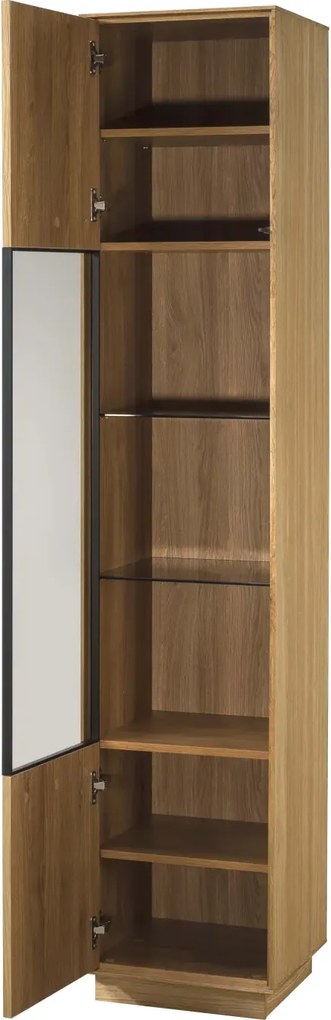 Vitrína s LED osvětlením Join 40 cm z masivu dub přírodní