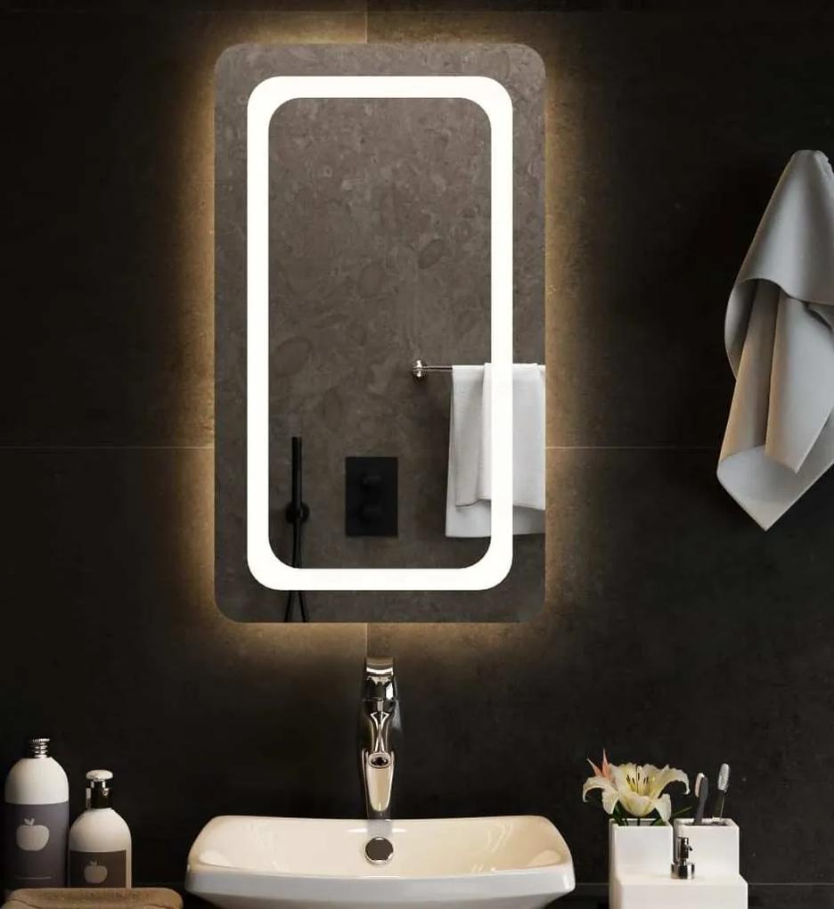 vidaXL Koupelnové zrcadlo s LED osvětlením 40x70 cm [3154092]
