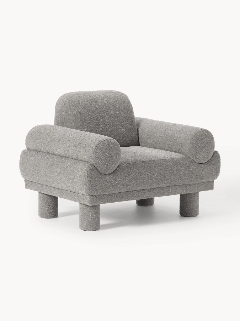 Bouclé křeslo Lilo