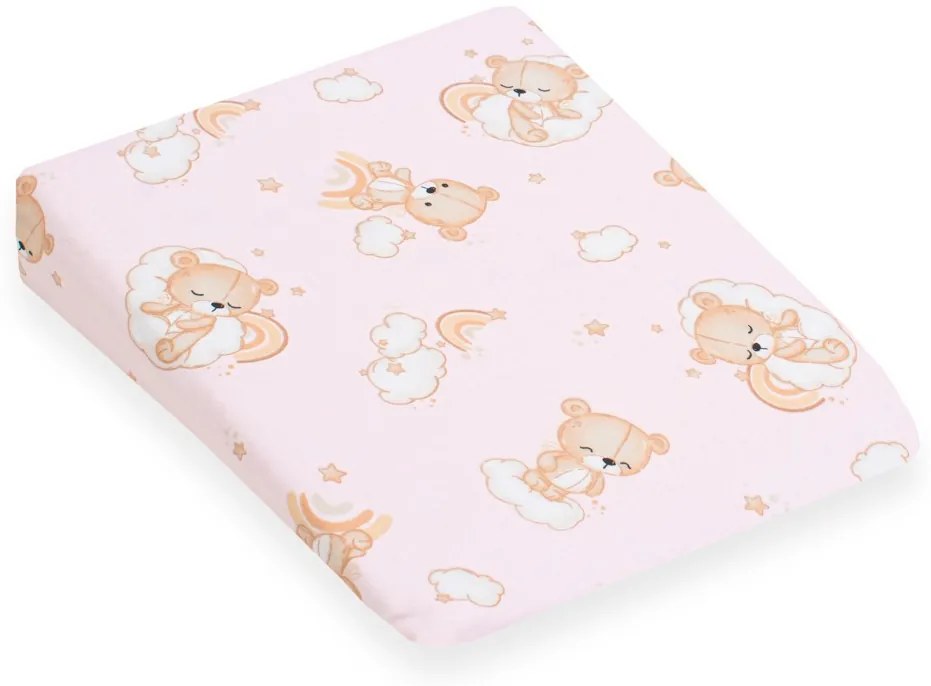 Potah na kojenecký polštář-klin New Baby BASIC 30x37 cm pink Barva: Růžová