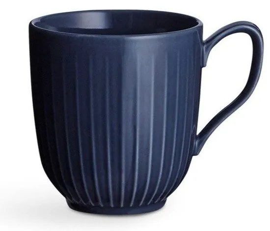Tmavě modrý porcelánový hrnek Kähler Design Hammershoi, 330 ml