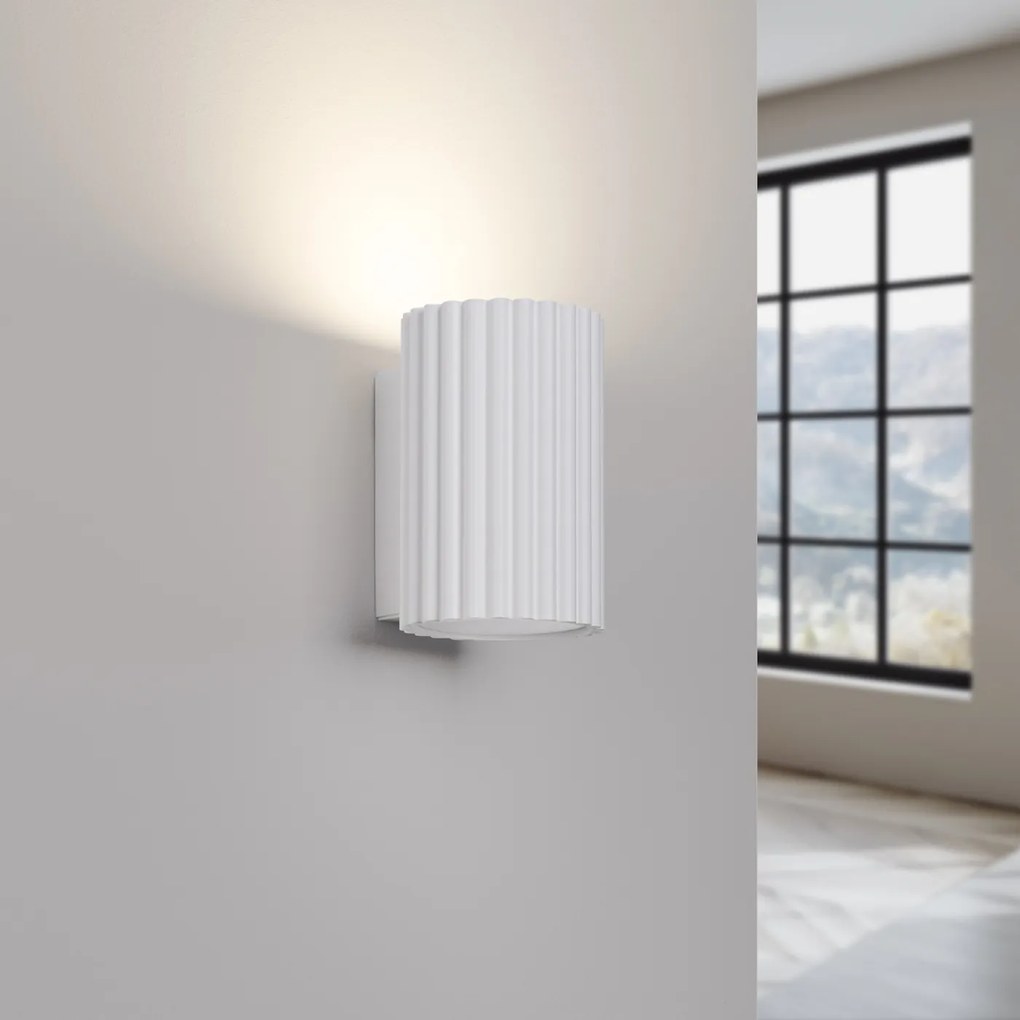 Sollux Lighting Nástěnné svítidlo KARBON 10 bílé