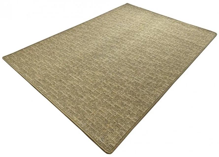 Vopi | Kusový koberec Alassio zlatohnědý - 1 m2 s obšitím