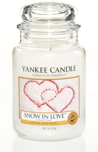 Vonná svíčka Yankee Candle Snow In Love classic velký 623g/150hod