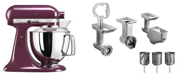 KitchenAid 5KSM175PSEBY + 5KSMFPPC