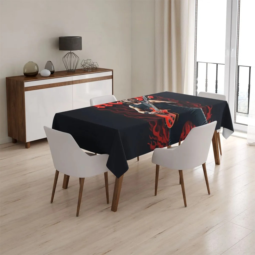 Sablio Ubrus ACDC Kytarista - 145x240 cm