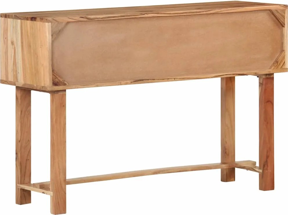 Příborník 115 x 35 x 75 cm masivní akáciové dřevo 322670