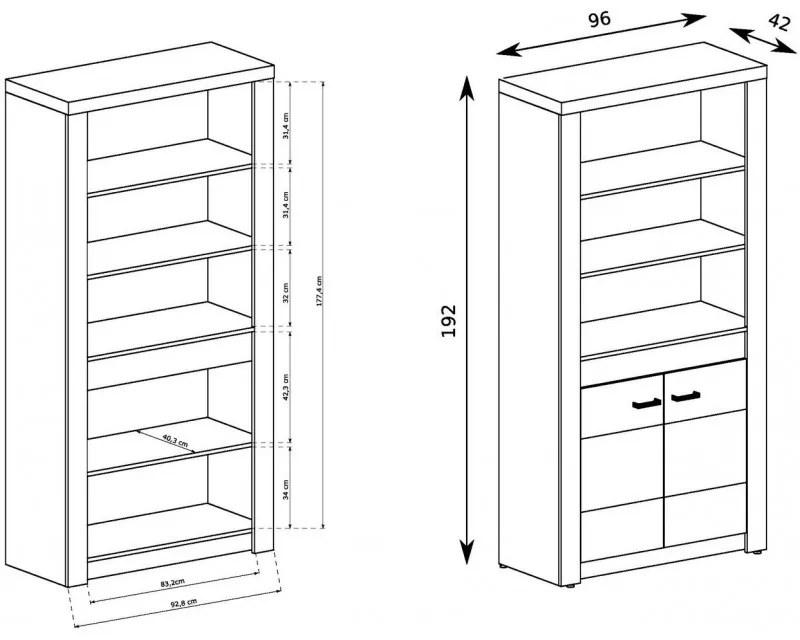 Casarredo Sestava INDIANAPOLIS bílý jasan (4+5+9+11)