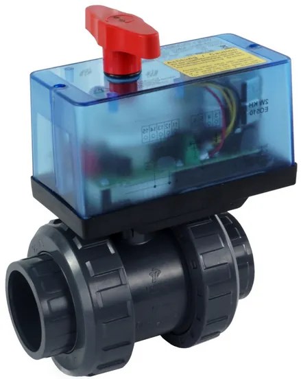 Poolservis Bazénový elektrický dvoucestný ventil 50 mm –  S6 Praher (230V)