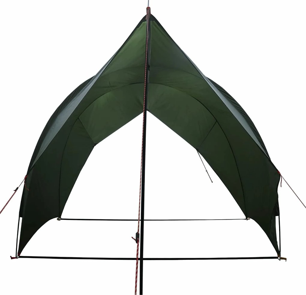 vidaXL Zadní markýza odolná vůči vodě 405 x 280 x 220 cm [42028562] Barva: Modrá