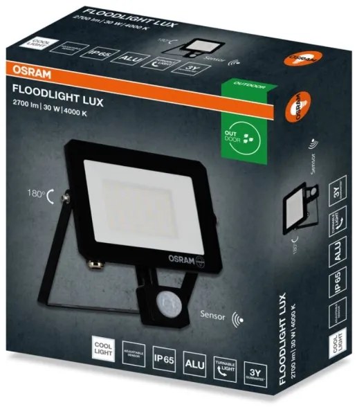 Osram - LED Reflektor se senzorem FLOODLIGHT LED/30W/230V 4000K IP65