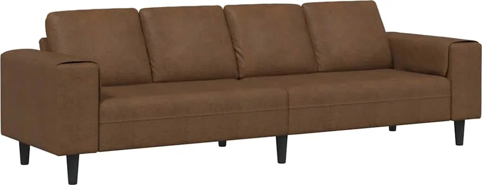 Pohovka do obývacího pokoje Hnědá 250 x 77 x 76 cm 3335108