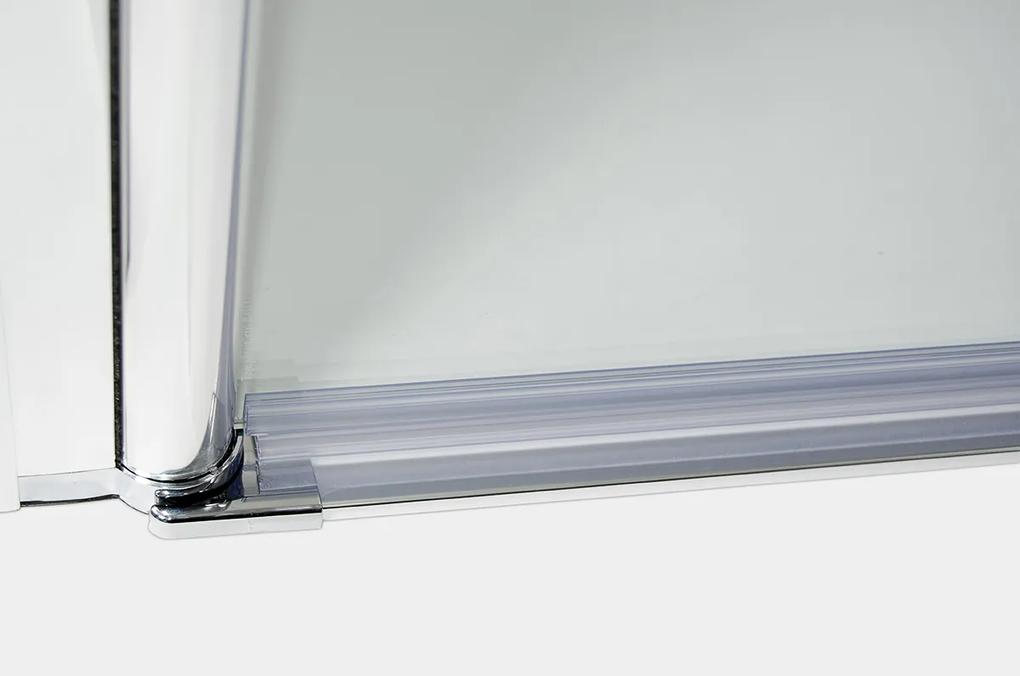 ARTTEC Dvoukřídlé sprchové dveře do niky COMFORT 96 - 101 cm čiré sklo