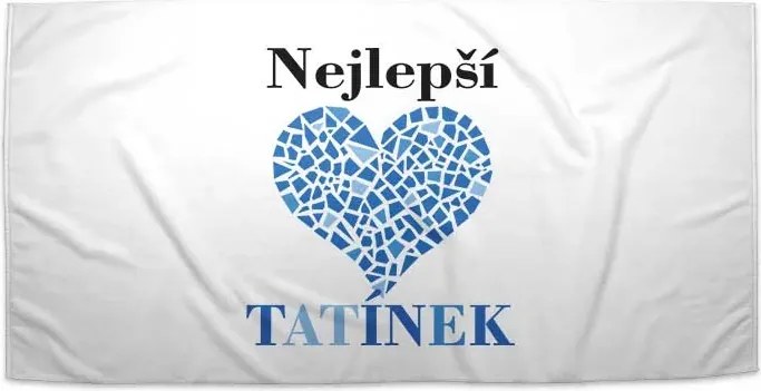 Sablio Ručník Nejlepší tatínek - 50x100 cm