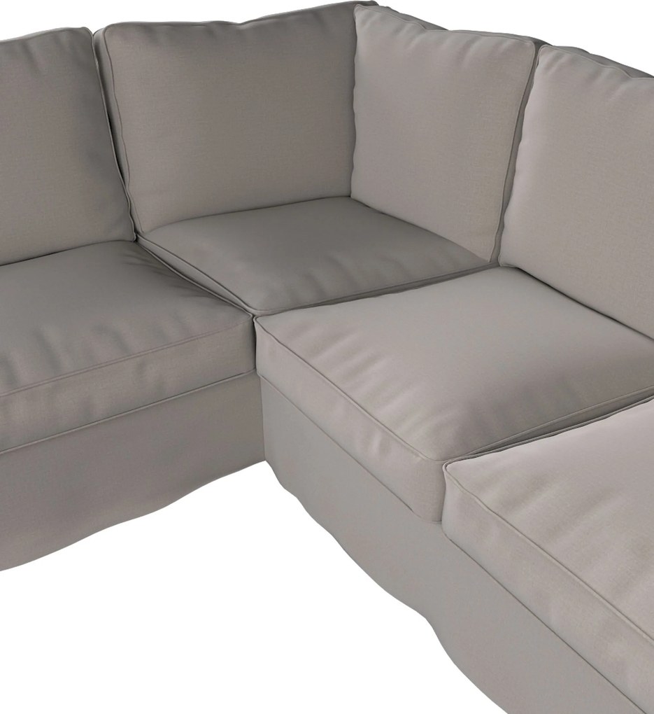 Potah na pohovku IKEA Ektorp rohová barva béžová látka sametová