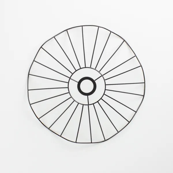 Brilagi - LED Lustr na lanku CERIA WIRE 1xE27/40W/230V pr. 40 cm černá